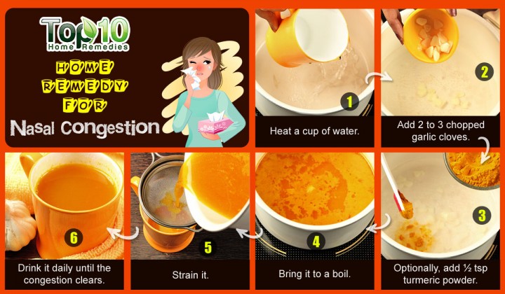 Home Remedies for Nasal Congestion | Top 10 Home Remedies