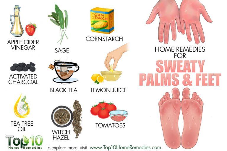 Home Remedies For Sweaty Palms And Feet Top 10 Home Remedies